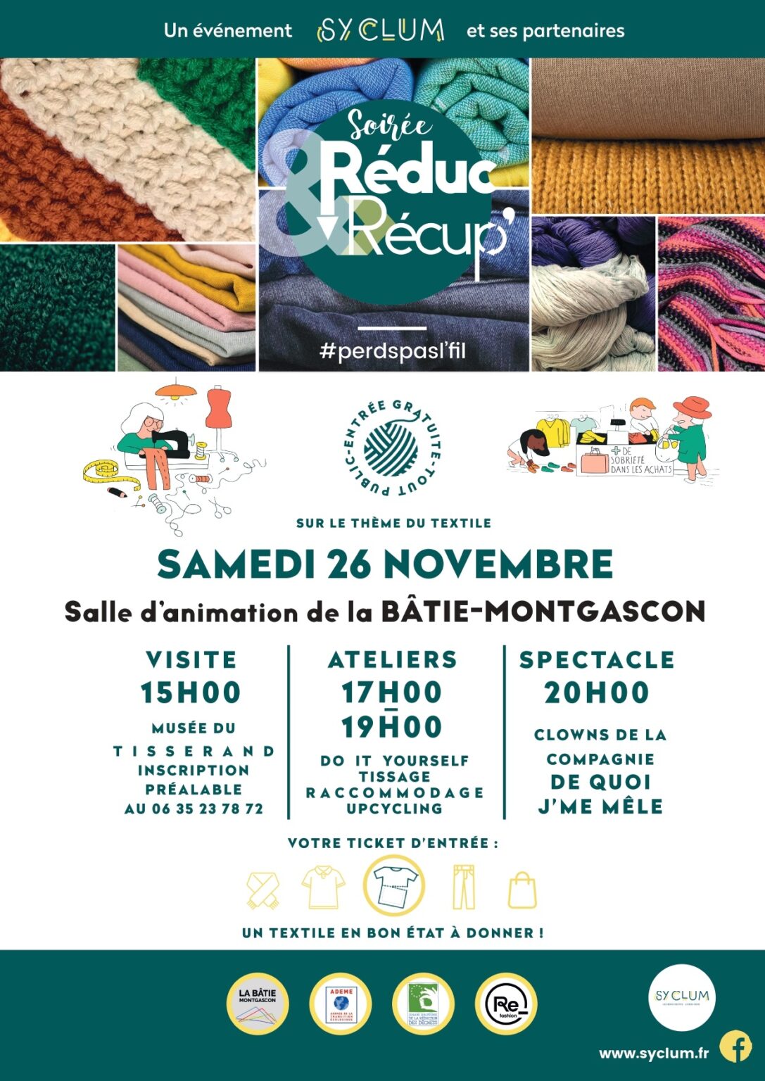 Soirée Réduc et Récup' à la Bâtie Montgascon - Vals du Dauphine