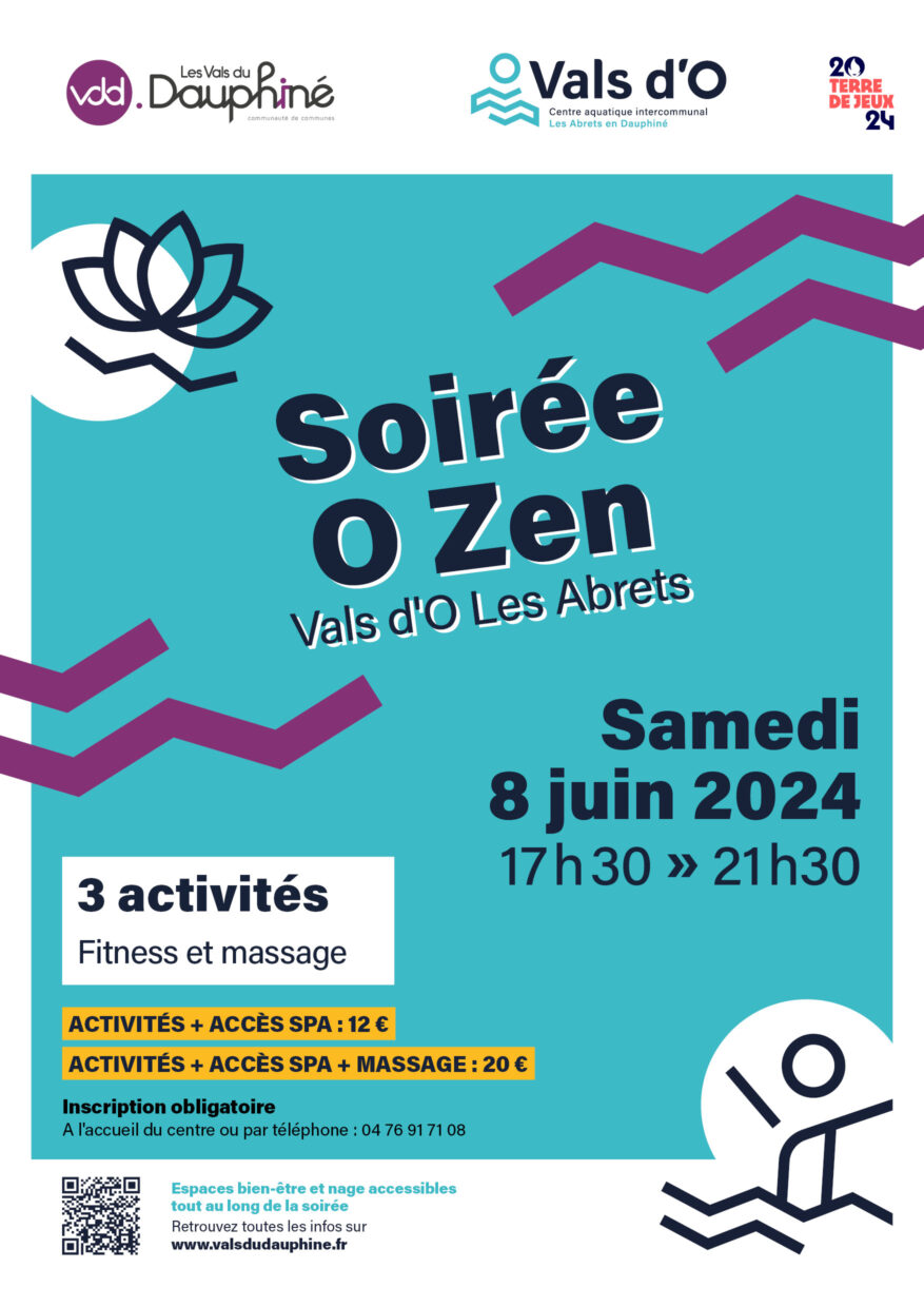 Vals d'O : soirée O Zen - Vals du Dauphine