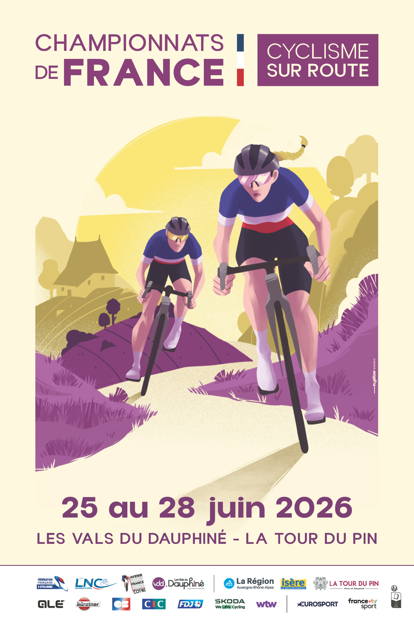 Les Championnats De France De Cyclisme Vals Du Dauphine